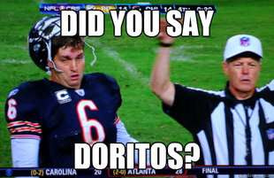 Jay Cutler Doritos memes | quickmeme
